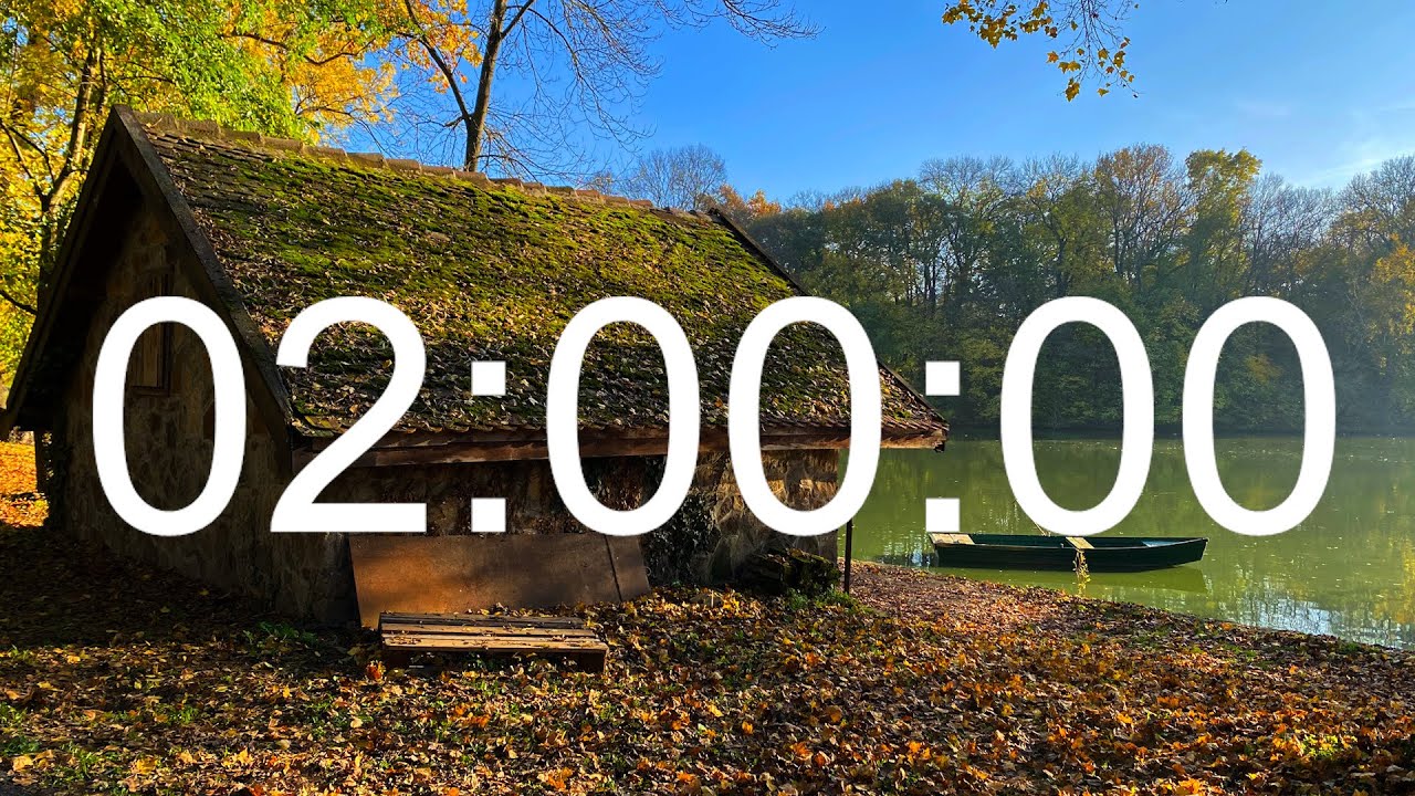 2 hour (120 minute) countdown timer with MUSIC - Full HD 1080p, Music ...