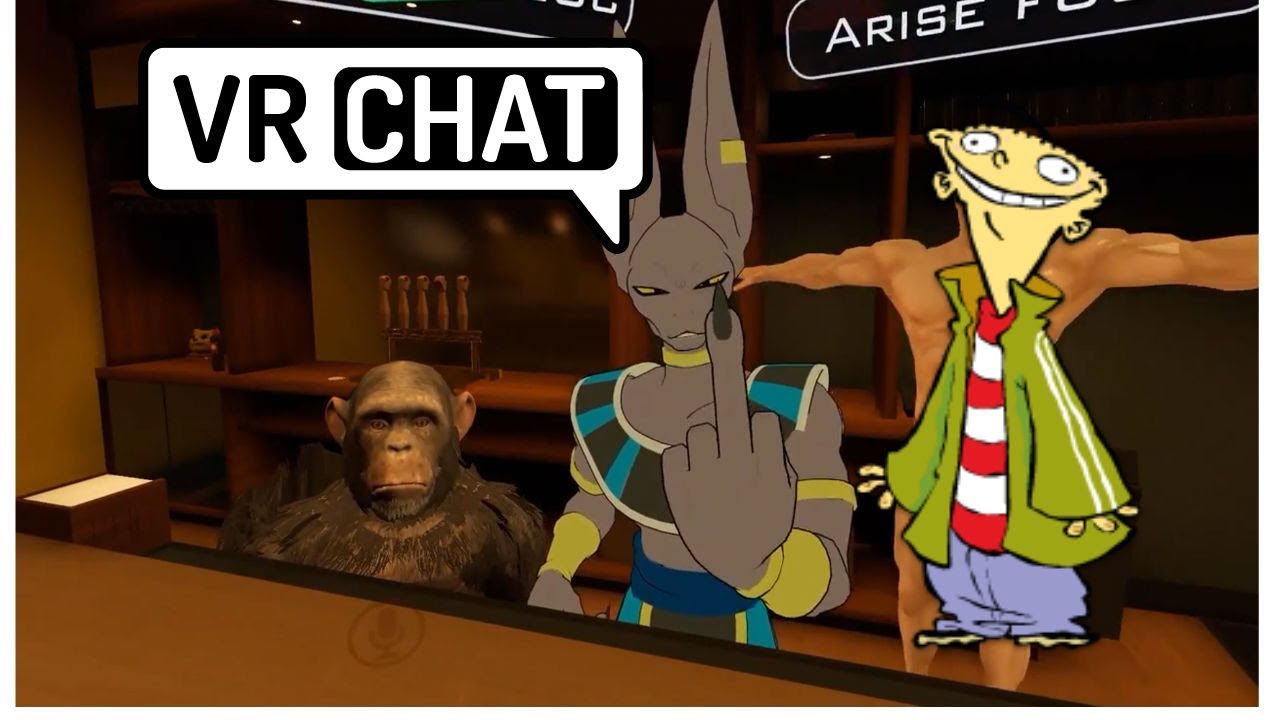VR CHAT Funny Moments - trolling at the bar with ED (VR CHAT) - YouTube