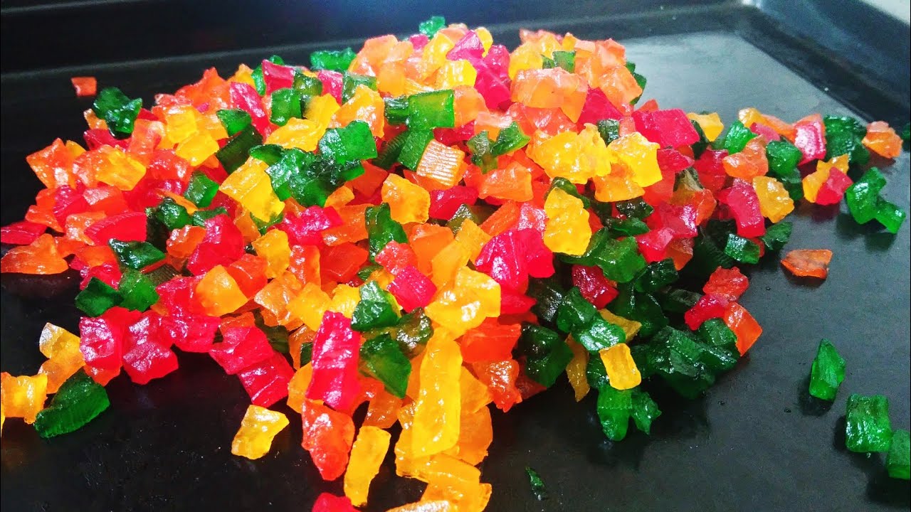 Tutti fruitti recipe in tamil/ Homemade tutti fruity/ How to prepare ...