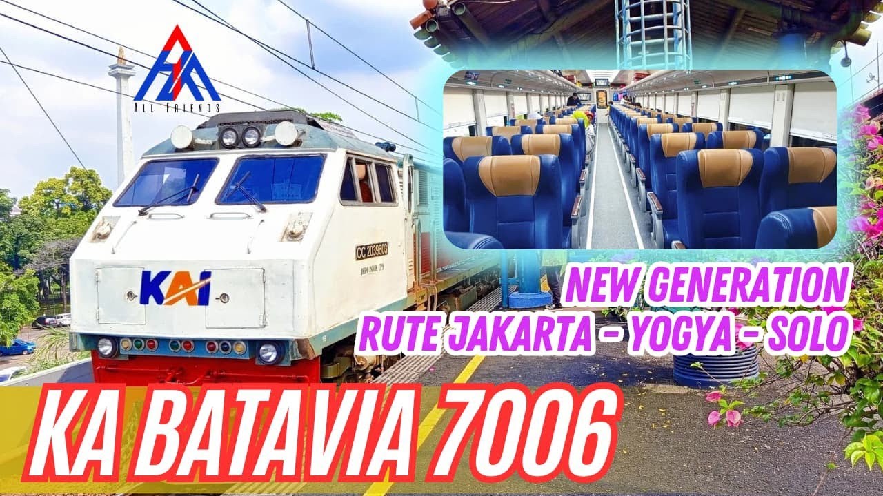KA Batavia 7006‼️ Alternatif Baru KAI Rute Jakarta - Solo New ...
