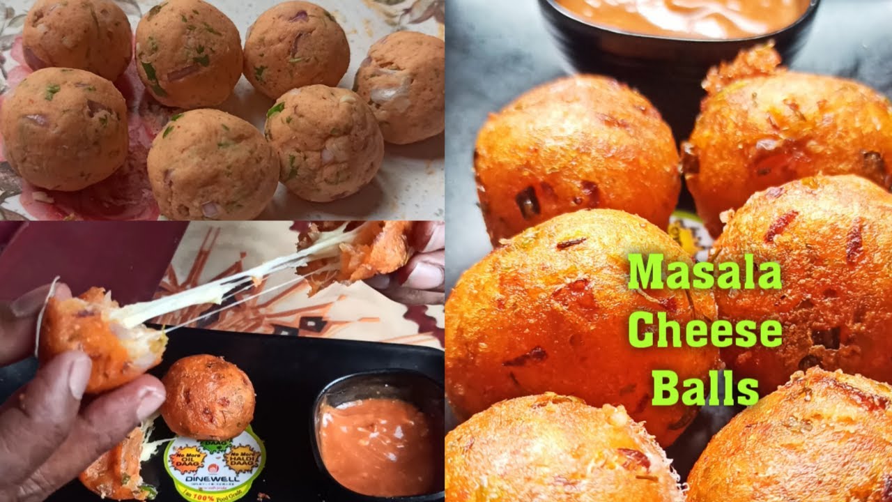 Masala Cheese Balls | Instant , Easy and Cheesy Recipe | How to make ...
