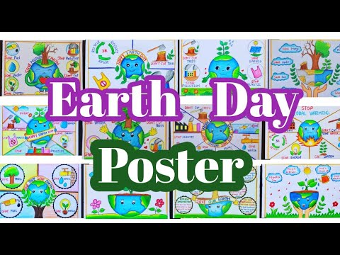 Earth Day Chart|Earth Day Poster|Earth Day Easy Drawing|Poster On Earth ...