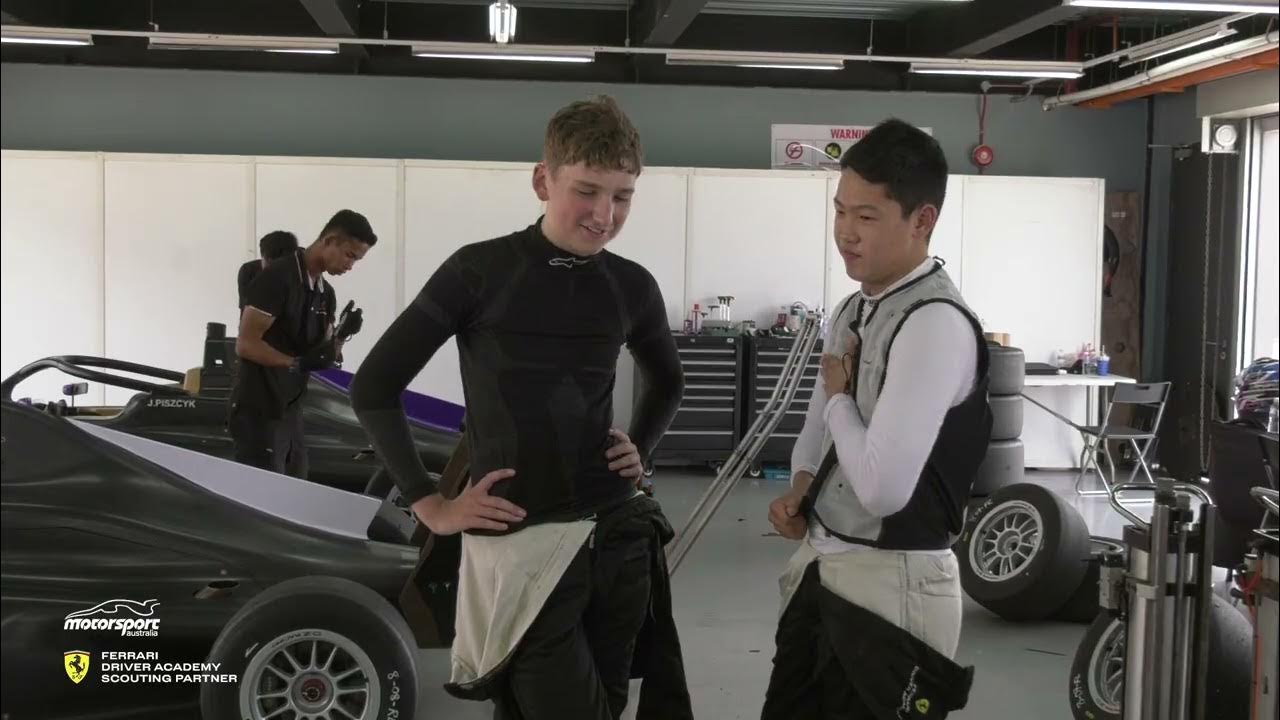 Jock Clear on class of 23' | 2023 Ferrari Driver Academy Asia Pacific and Oceania Selection ...