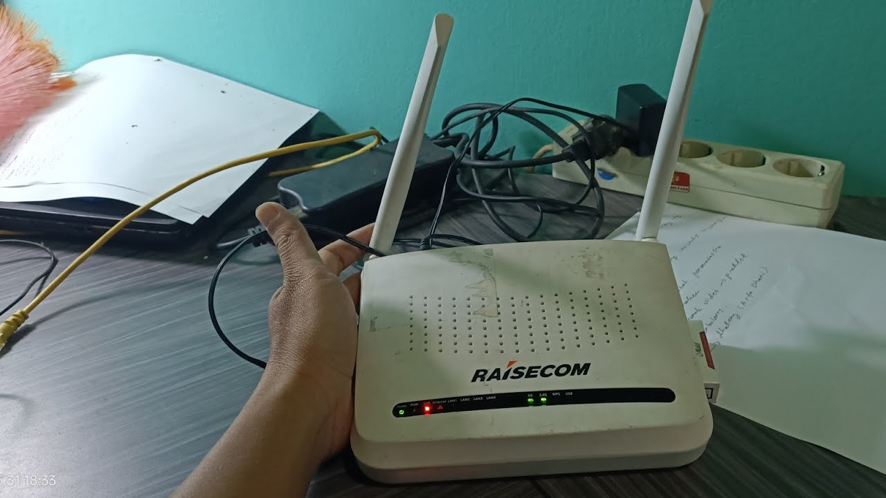 Cara Setting Modem ONT iscom HT803G-WS2-07 sebagai routher - YouTube