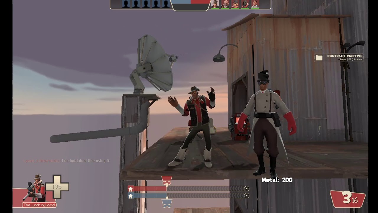 Falling in Higher tower as a sniper (TF2) - YouTube