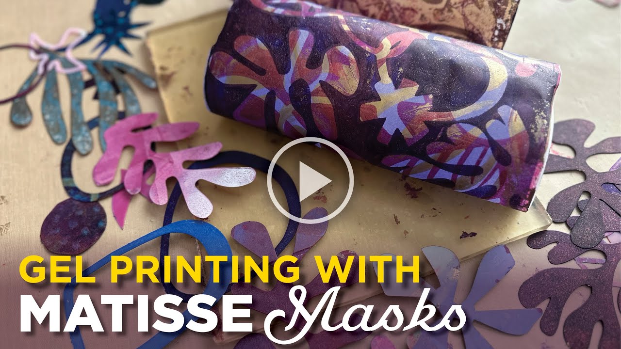 Gel Print Your Own Matisse Motifs!–Tutorial Tidbits - YouTube
