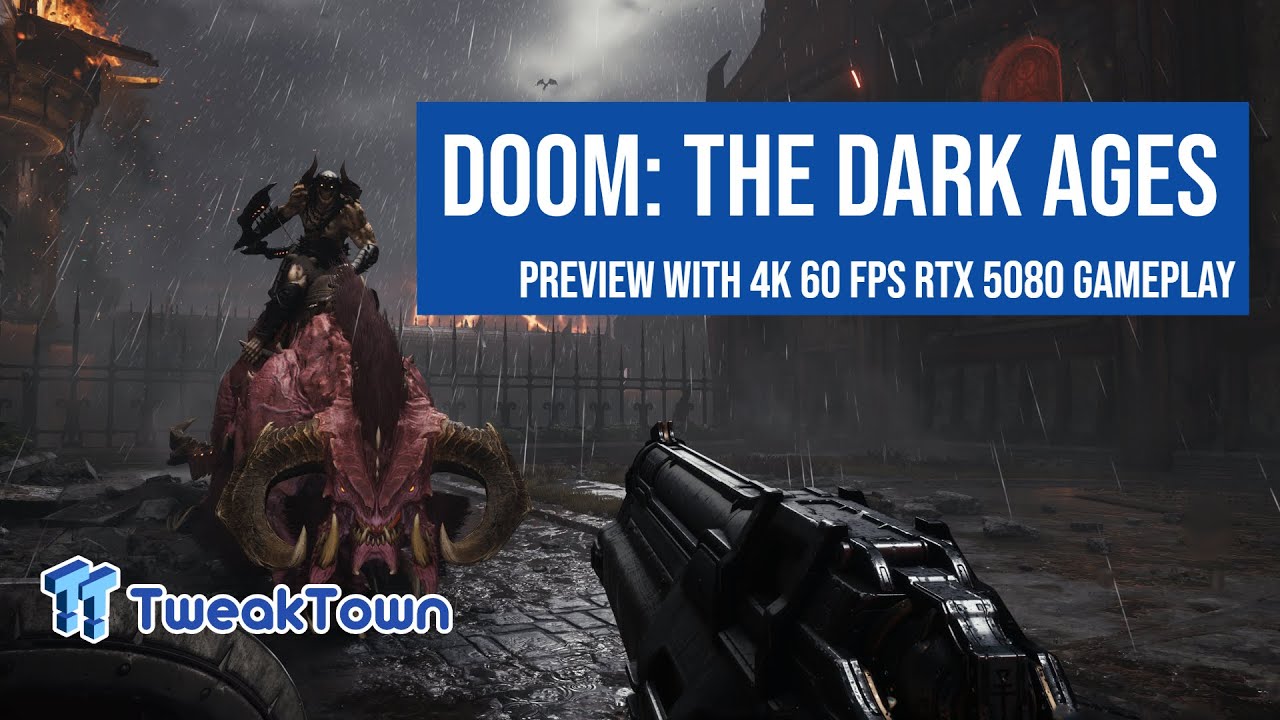 DOOM: The Dark Ages Preview with 4K 60FPS RTX 5080 Gameplay - YouTube