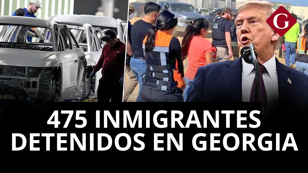 Gobierno de TRUMP detiene a 475 indocumentados en REDADA MASIVA en ...