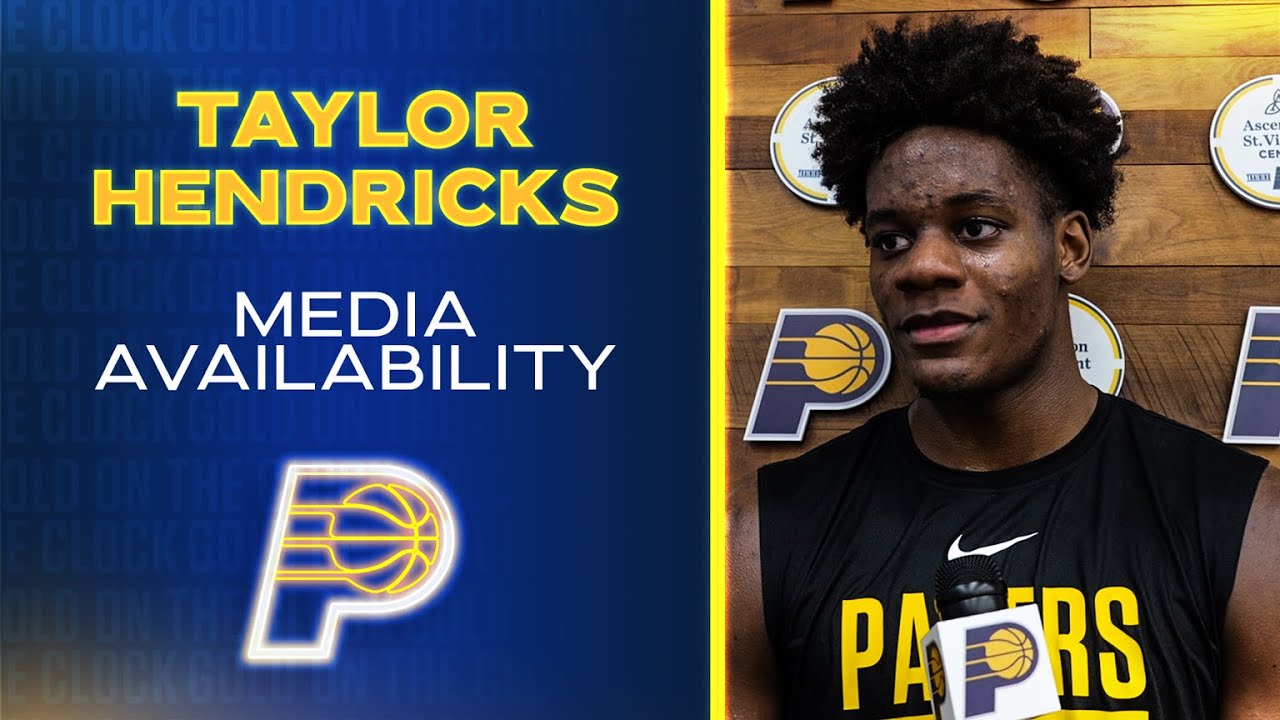 Indiana Pacers Pre-Draft Workouts: Taylor Hendricks Media Availability ...