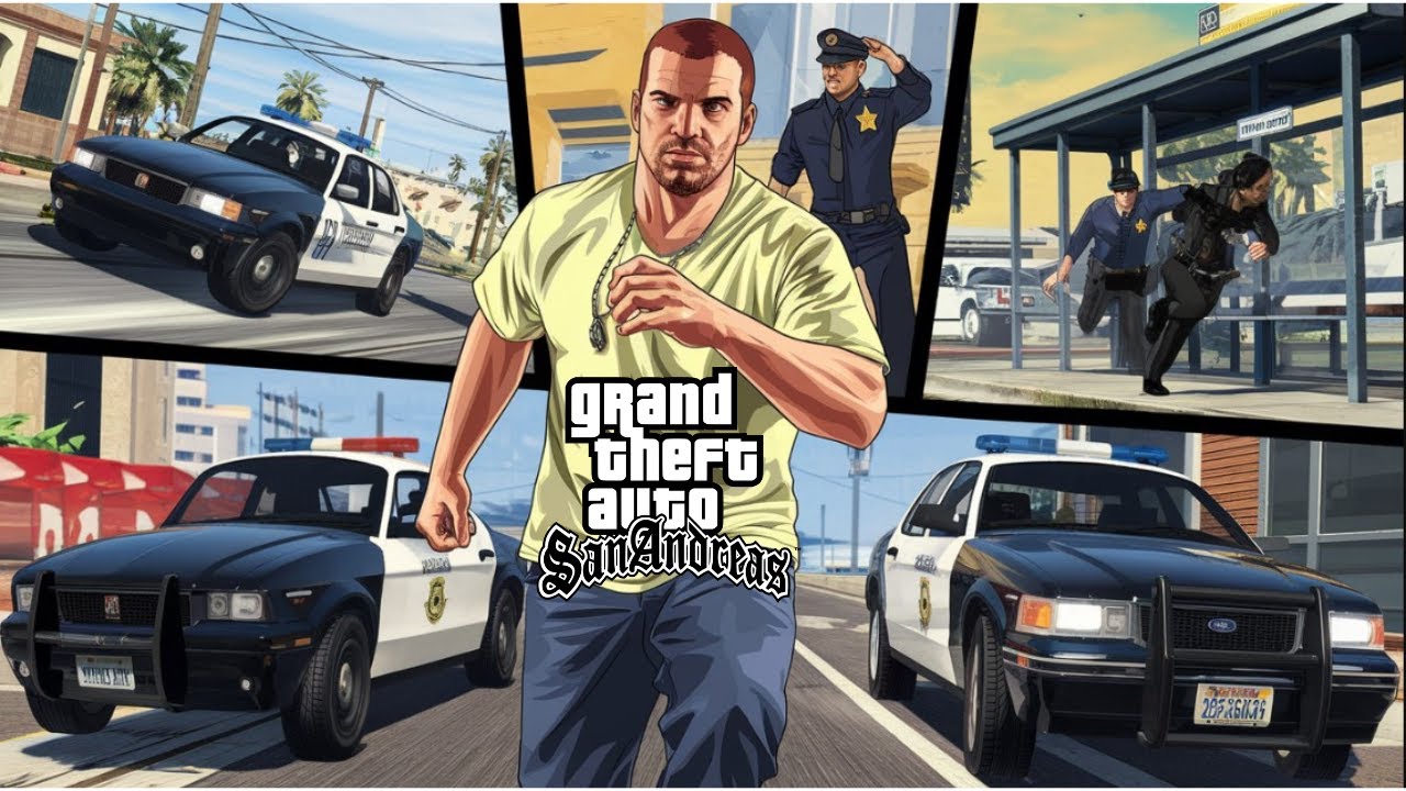 Fugindo Da PolÍcia Gta San Andreas Fuga Youtube