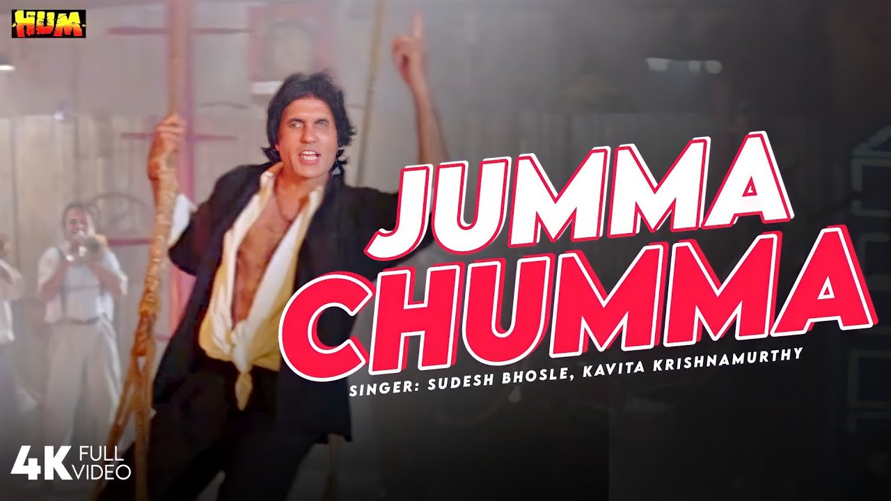 Jumma Chumma De De - 4K Video Song | Hum | Kavita K, Sudesh Bhosle ...