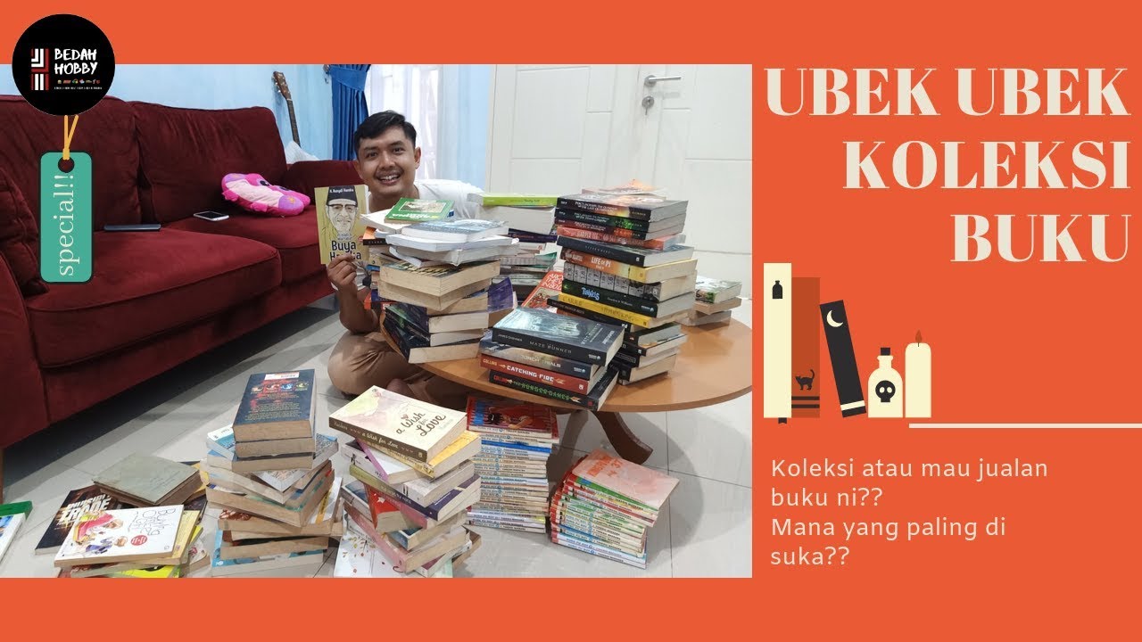 Ubek ubek koleksi buku, Jumlahnya Banyak Atau Sedikit Ya??? - YouTube