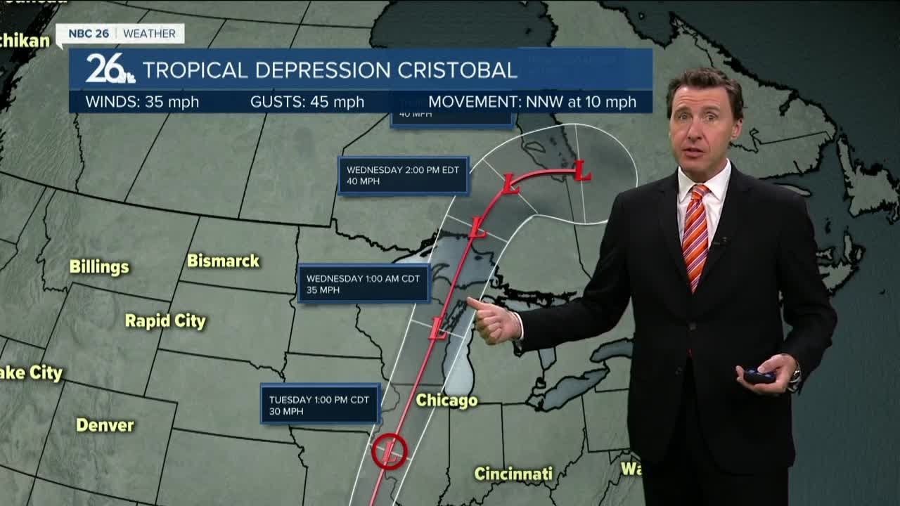 Michael Fish's NBC 26 weather forecast - YouTube