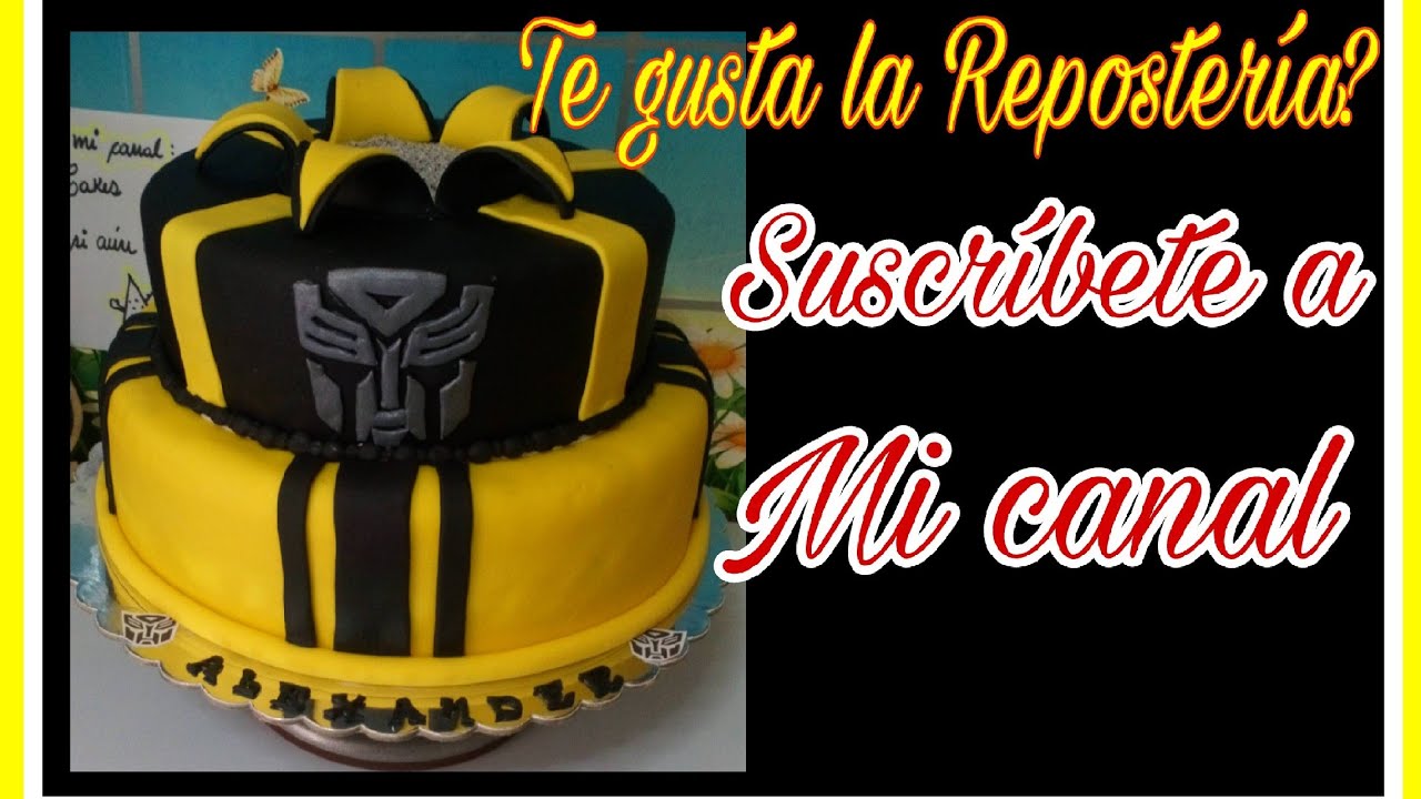 Decoración de pastel de Transformers! Lucy´s Cakes - YouTube