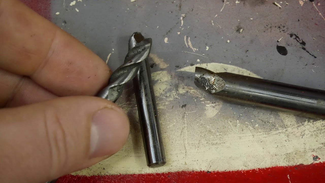 reuse a broken carbide endmill - YouTube