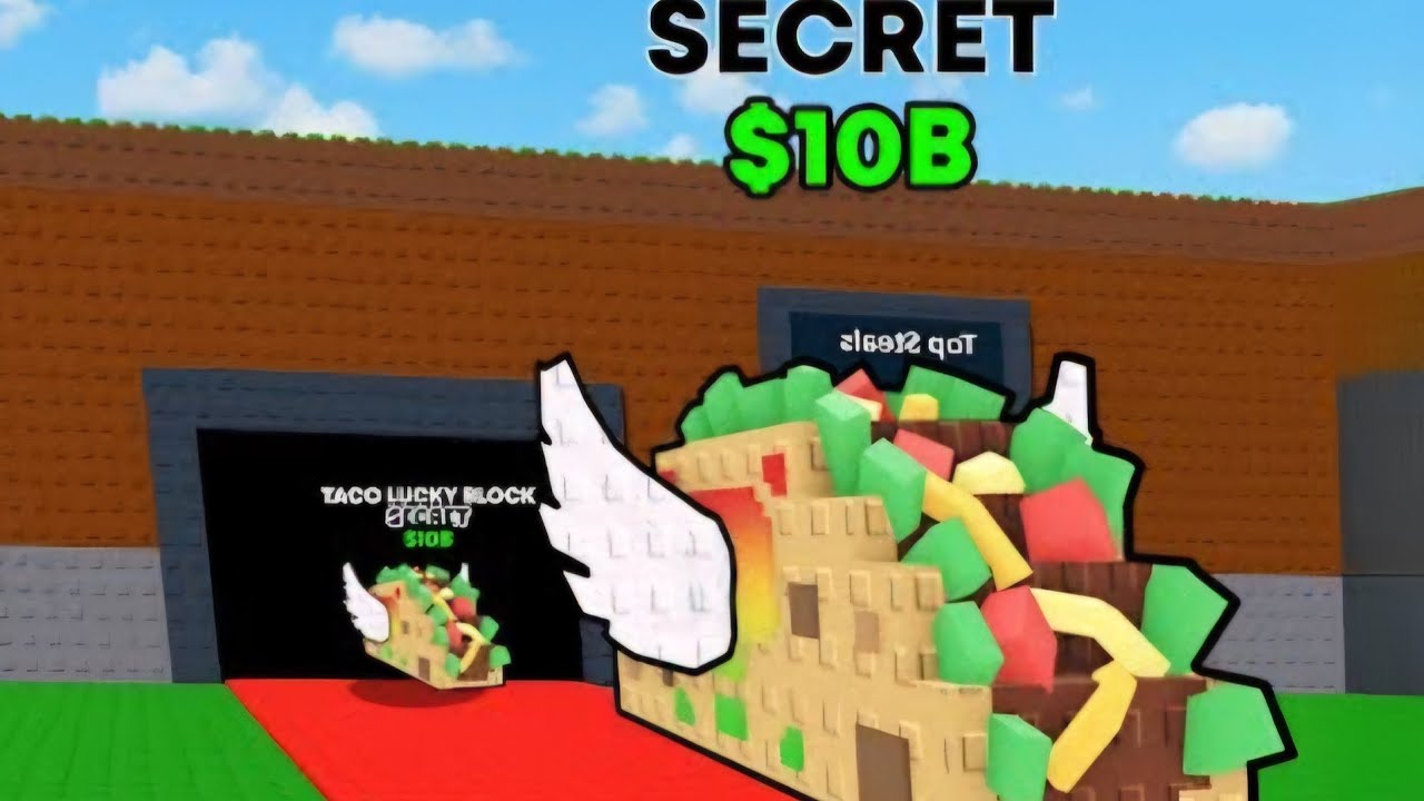 I opened 100 taco lucky block in steal a brainrot !! - YouTube