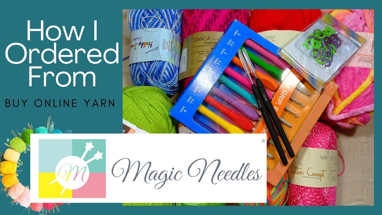 How I Ordered From Magic Needles // Buying Online Yarn #littleofme # ...