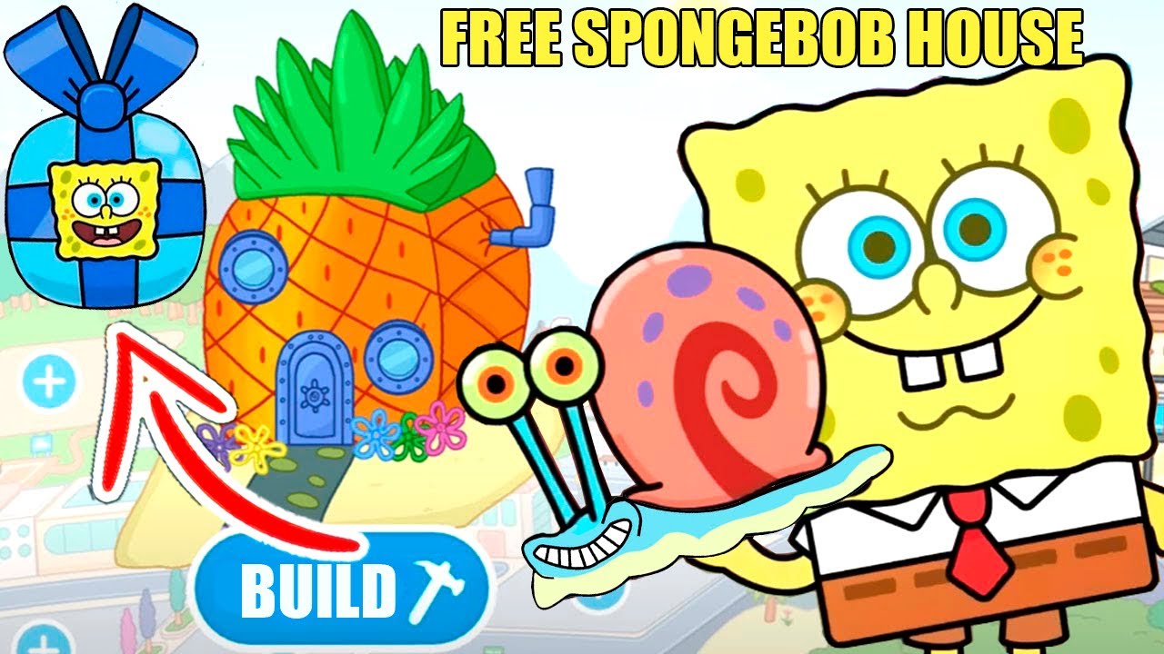 Toca Boca SpongeBob Update House ideas Secrets Gifts Toca Life World ...