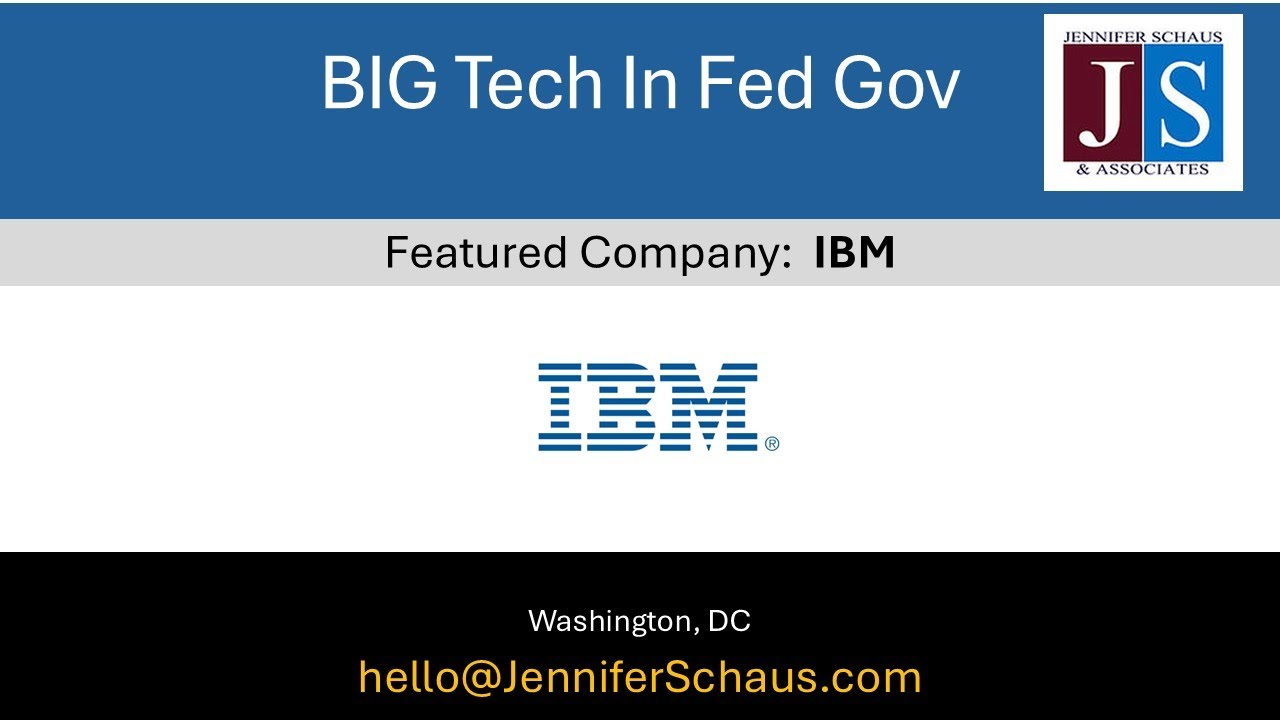BIG Tech In Federal Government Contracting - IBM, Inc. (7 of 15) - YouTube