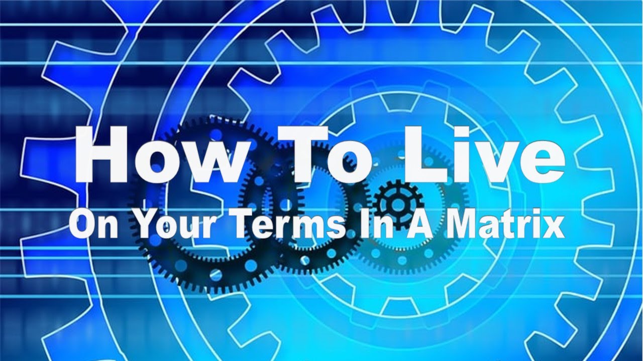 How To Live On Your Terms In A Matrix Trailer - YouTube