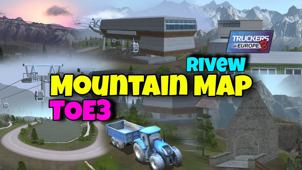 Truckers of Europe 3 Mountain Map Review (Lech) Truck Game - YouTube
