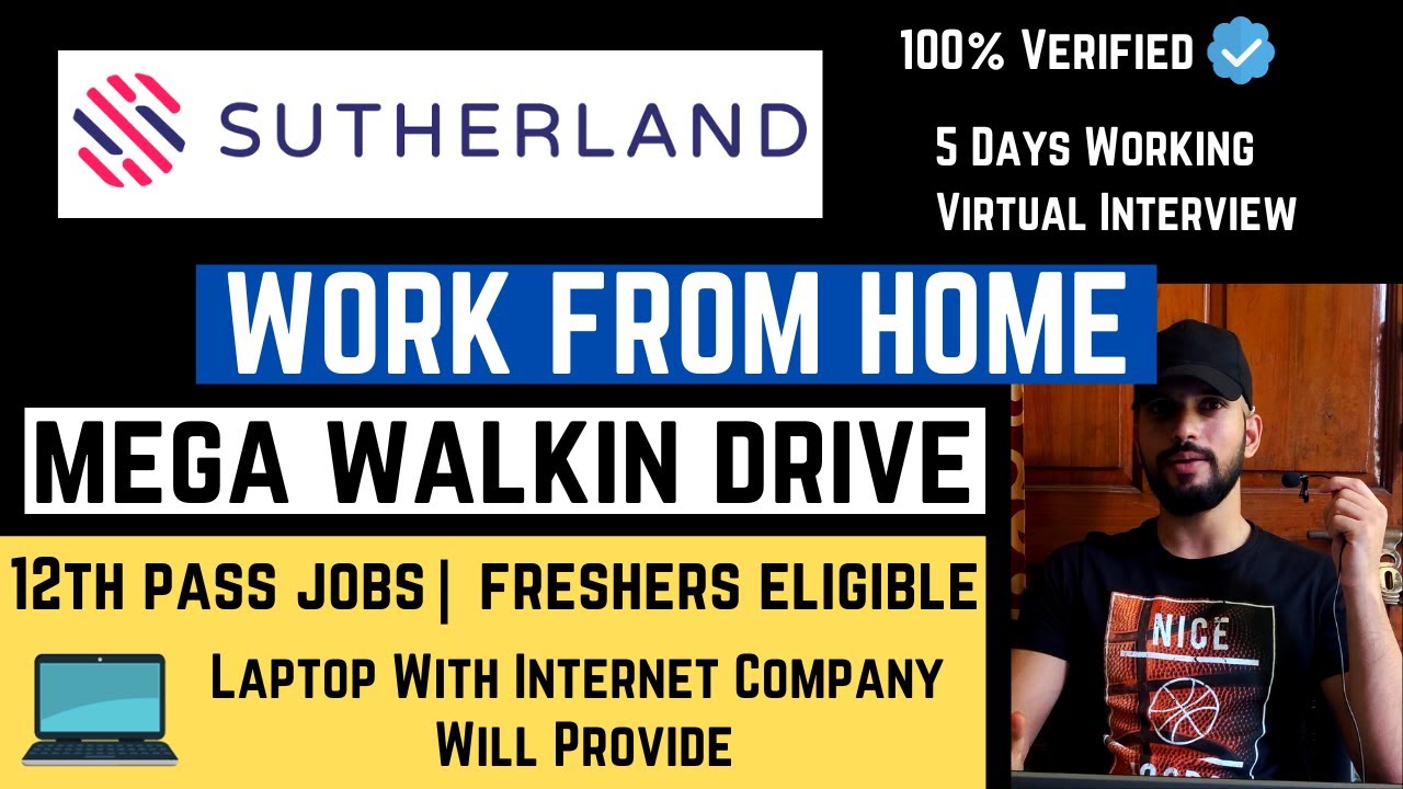 Sutherland Work From Home Walkin Drive From Today 28th October Till 1st ...