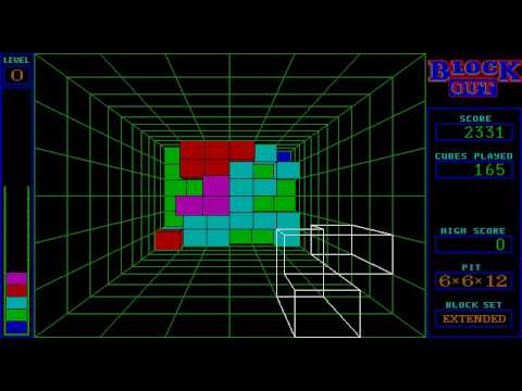 BlockOut Gameplay (Extended Block Set) - YouTube