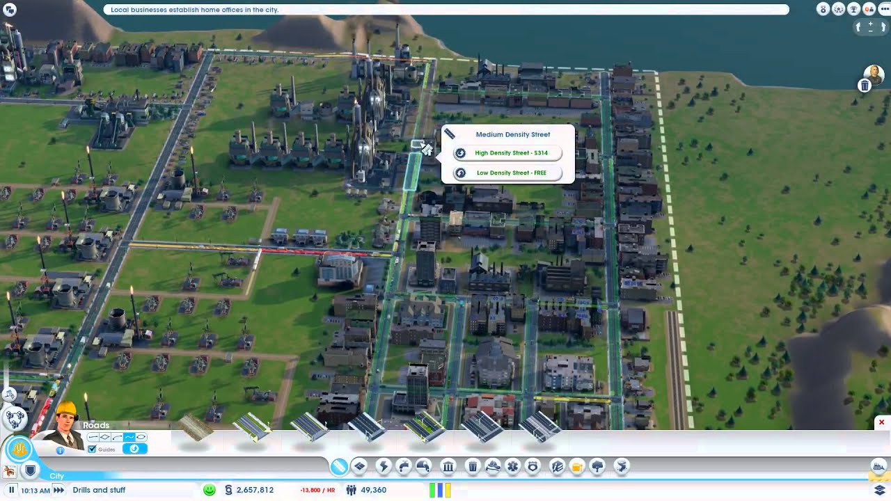 Sim City 2013 Drilling for Oil Strategy Tutorial part 4 - YouTube