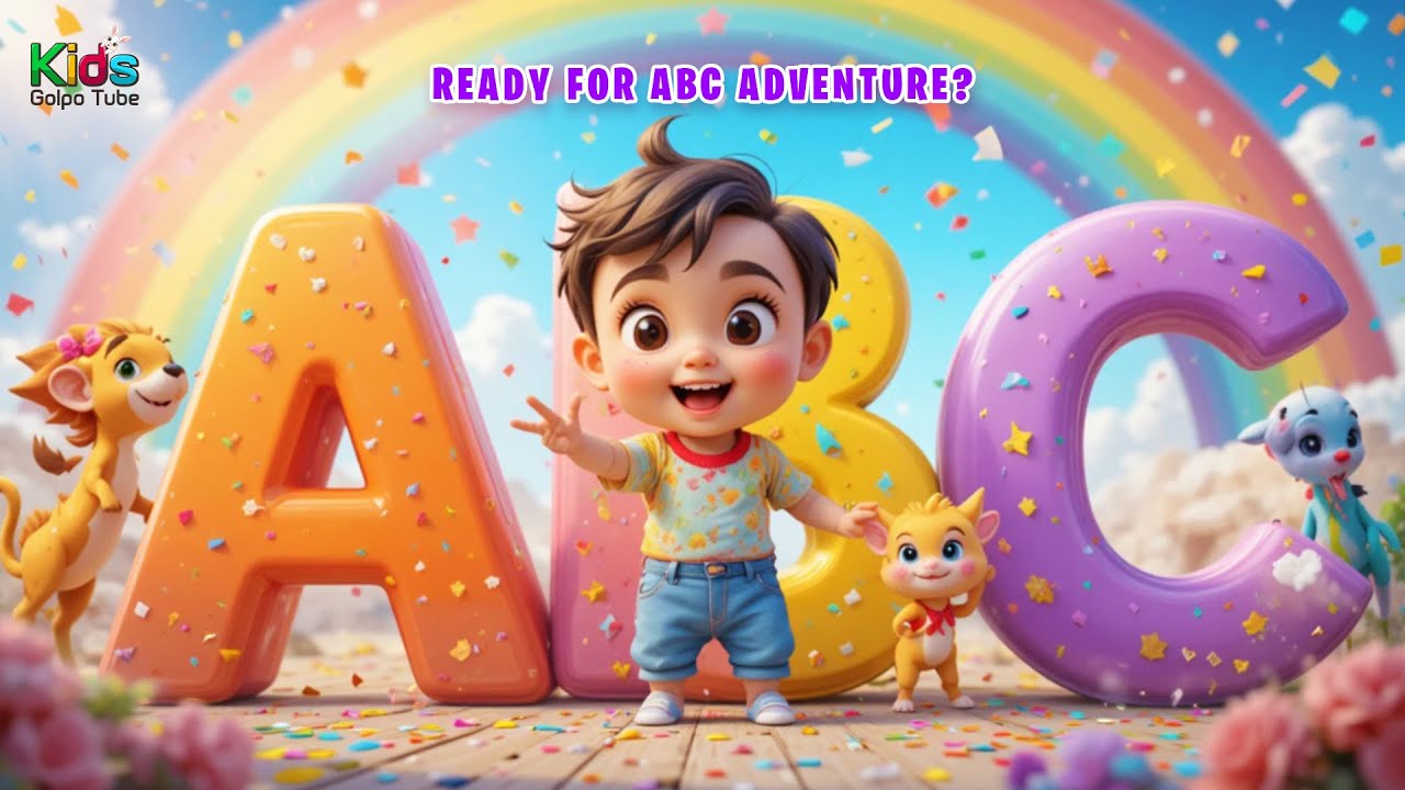 H is for Hat 🎩 abc rhyme with objects | alphabet animals fruits fun ...
