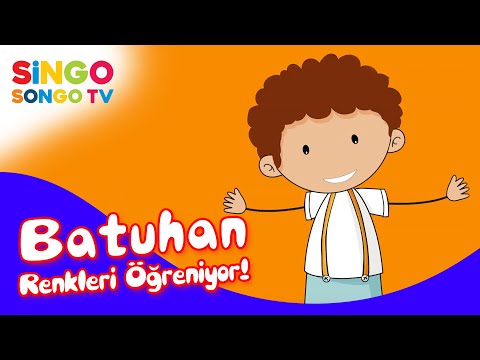 BATUHAN Renkleri Öğreniyor 🟠🟢🟣 – SingoSongo TV I İsme Özel Çocuk Şarkıları 🎵