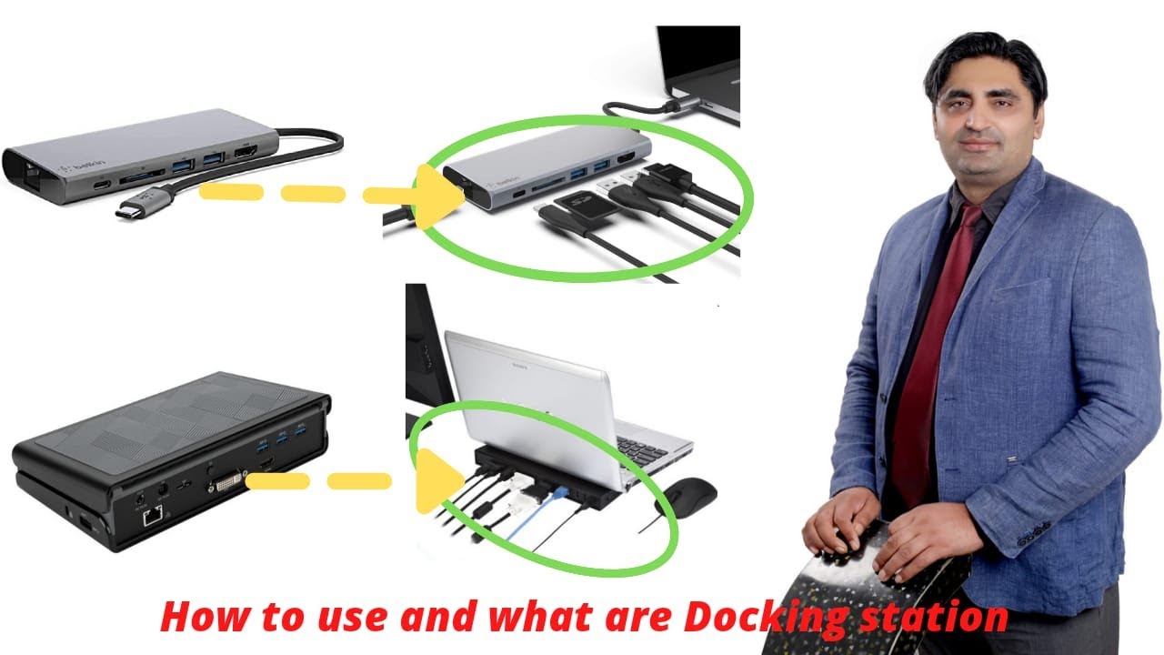 Types of laptop docking station - YouTube