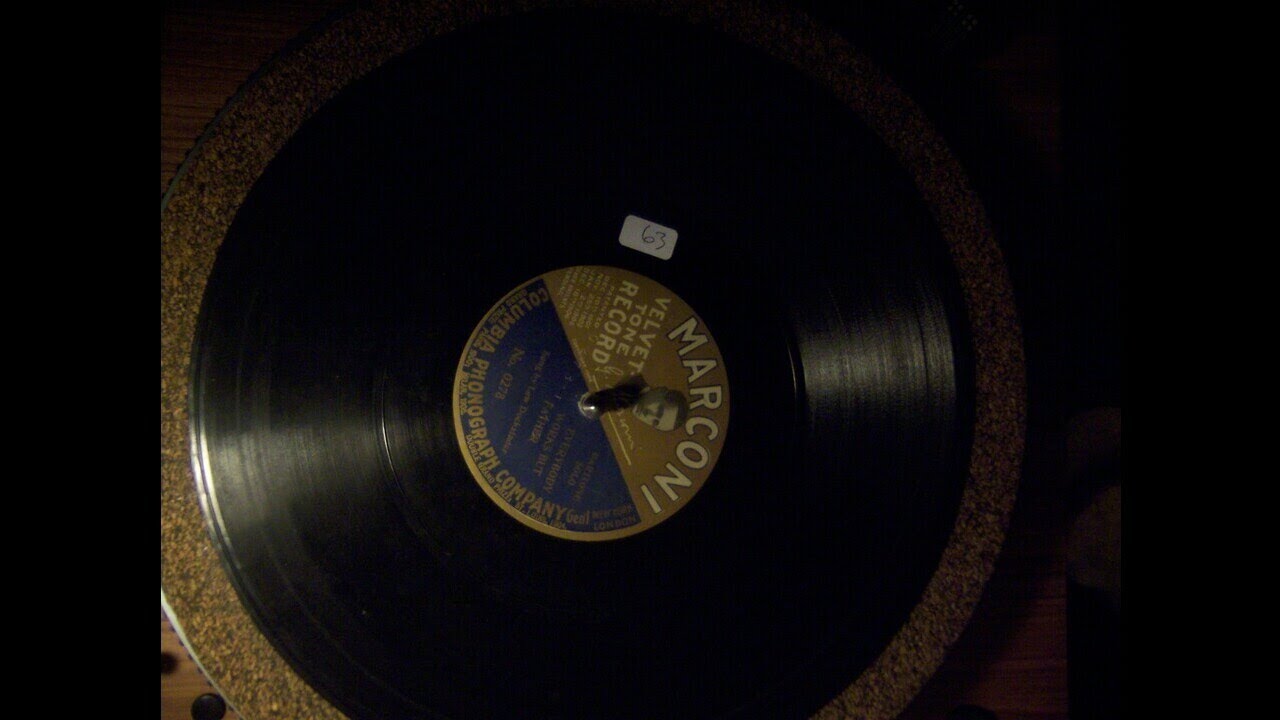 Lew Dockstader - Everybody works but father (rare flexible Marconi ...