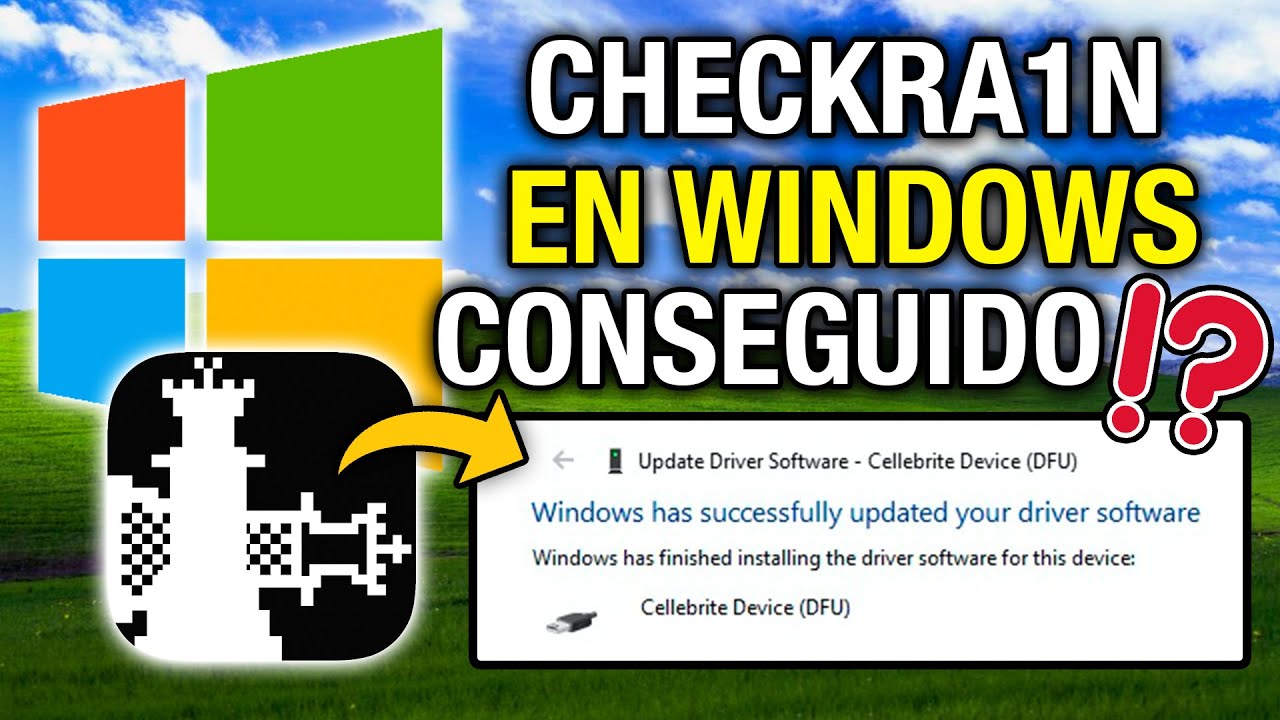 CHECKRA1N EN WINDOWS 🔥 YA SE LOGRÓ LO MÁS DIFÍCIL - YouTube