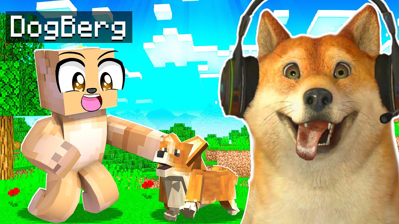 TREINEI MEU CACHORRO NO MINECRAFT! - YouTube