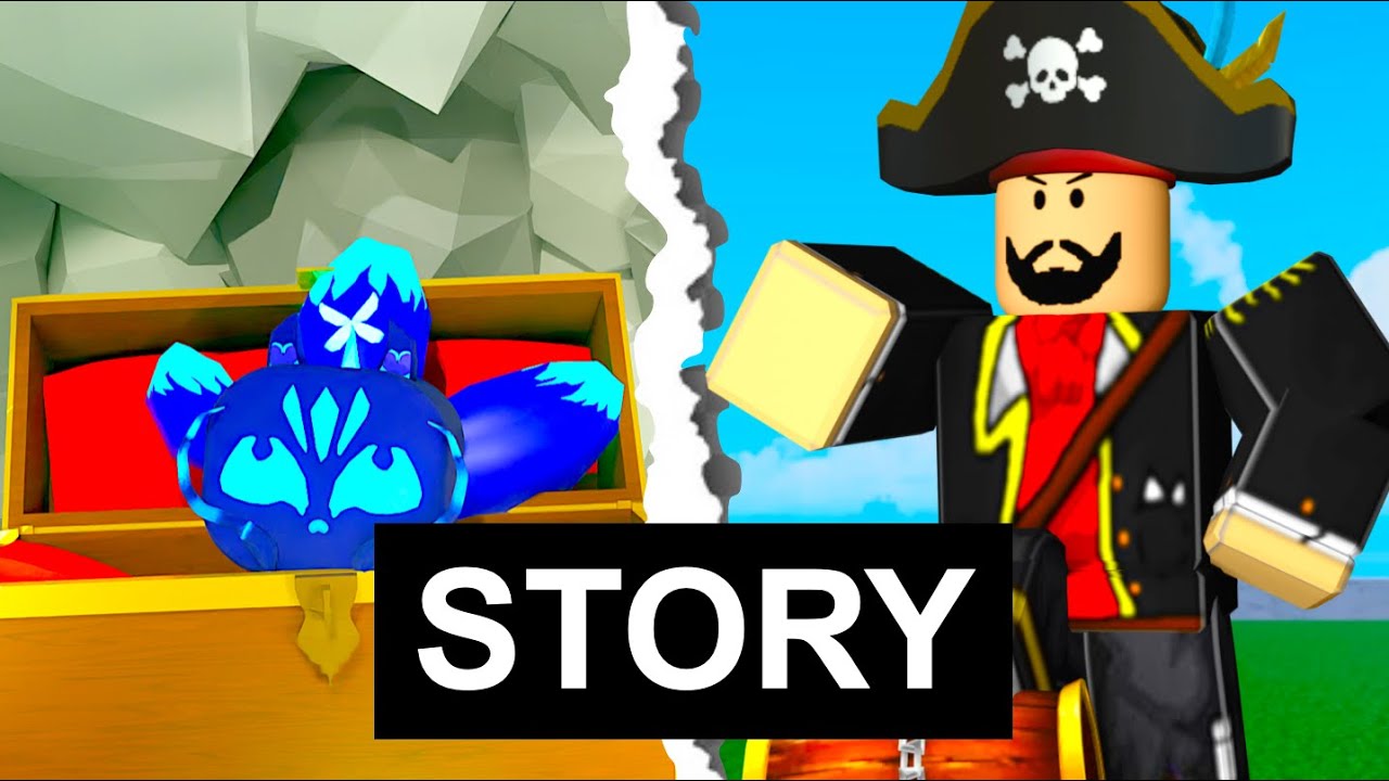 The Story of The FIRST PIRATE in Blox Fruits... - YouTube