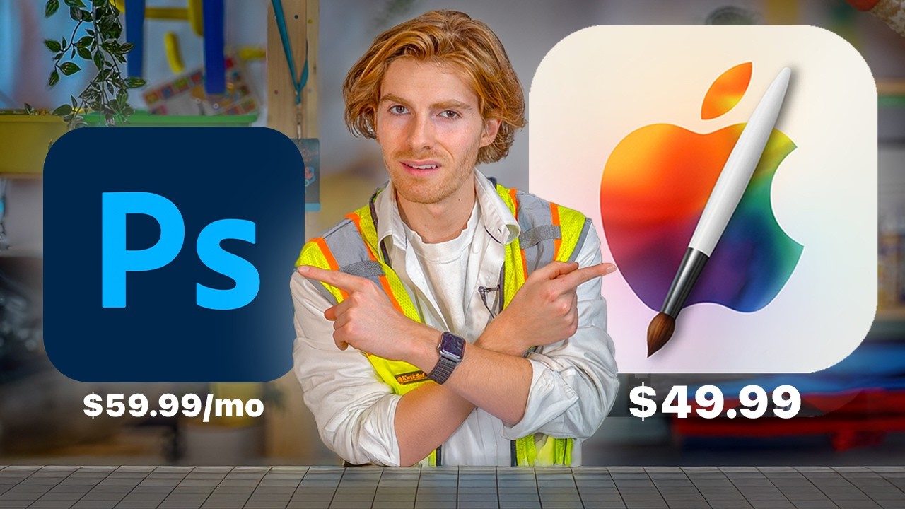 Apple's NEW Adobe Competitor vs Photoshop! - YouTube