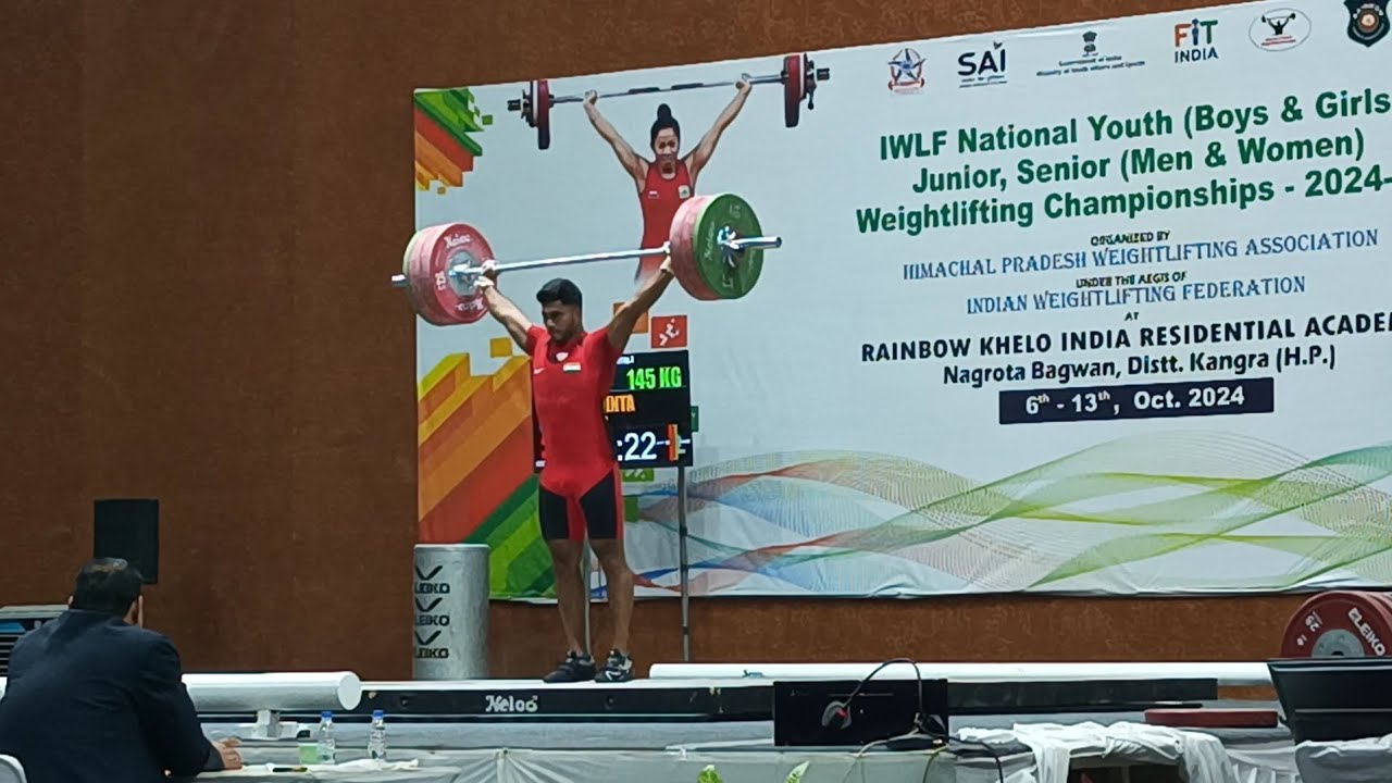 2024 National weightlifting championship Himachal pardesh (men 81/A ...