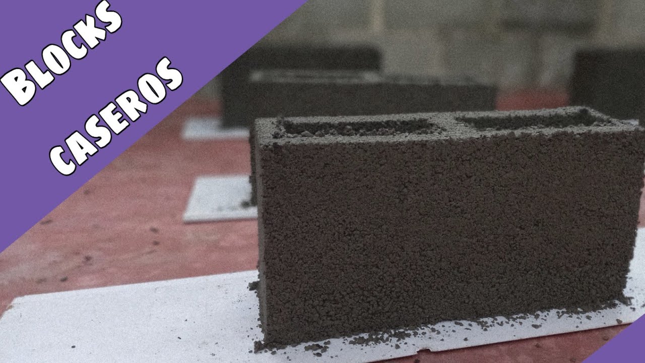 Haciendo blocks de cemento casero - YouTube