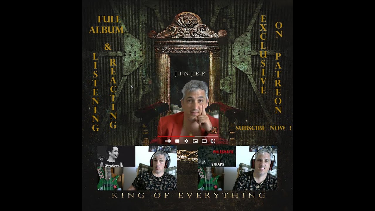Jinjer King Of Everything full album listening&reacting for ranking ...