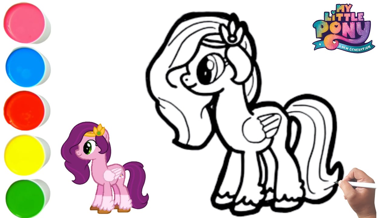 How To Draw Pipp Petals From My Little Pony New Generation - YouTube