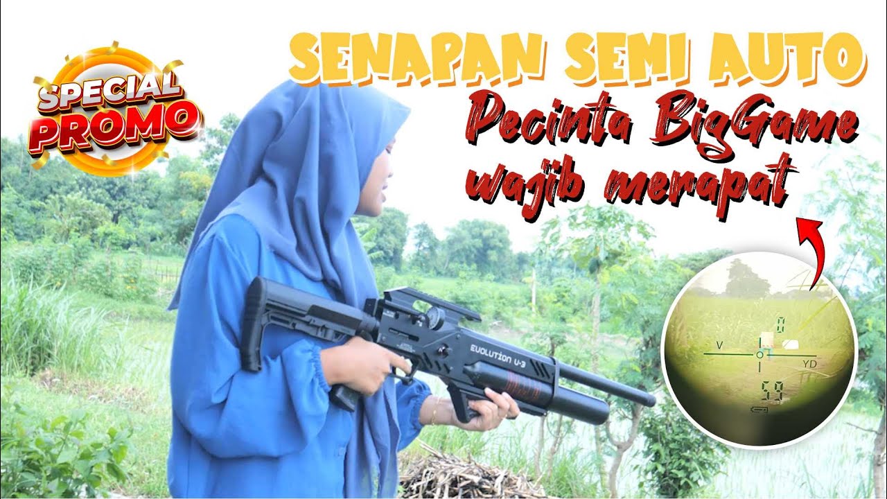 TERBARU 2025!!! SENAPAN PCP SEMI OTOMATIS EVOLUTION V-3 || SENAPAN ...