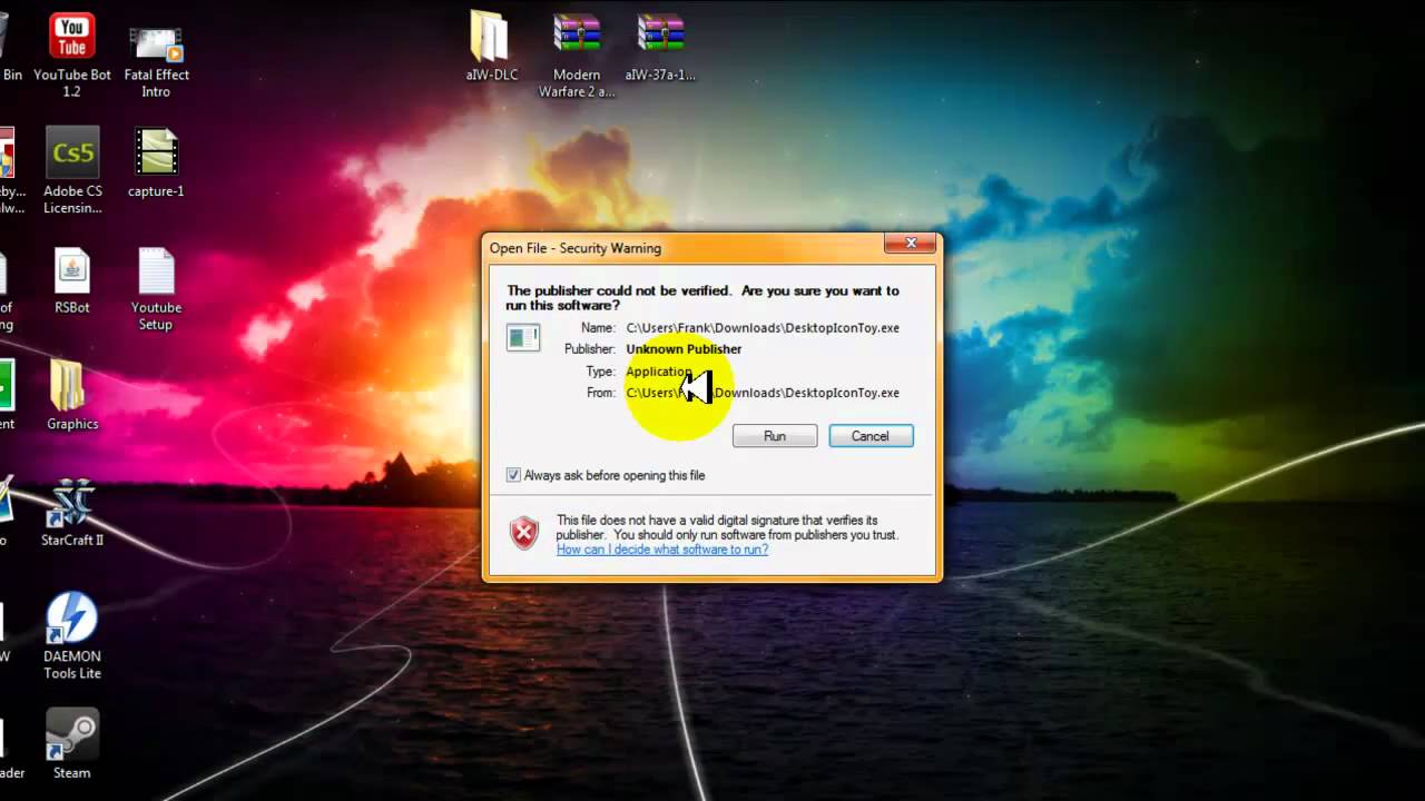 How to make your desktop items move when you scroll over them [HD ...