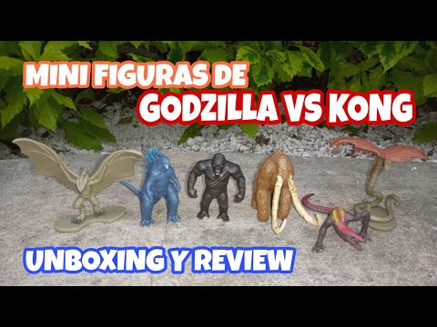 Mini figuras de Godzilla vs Kong | Set de 6 piezas | Unboxing y Review ...