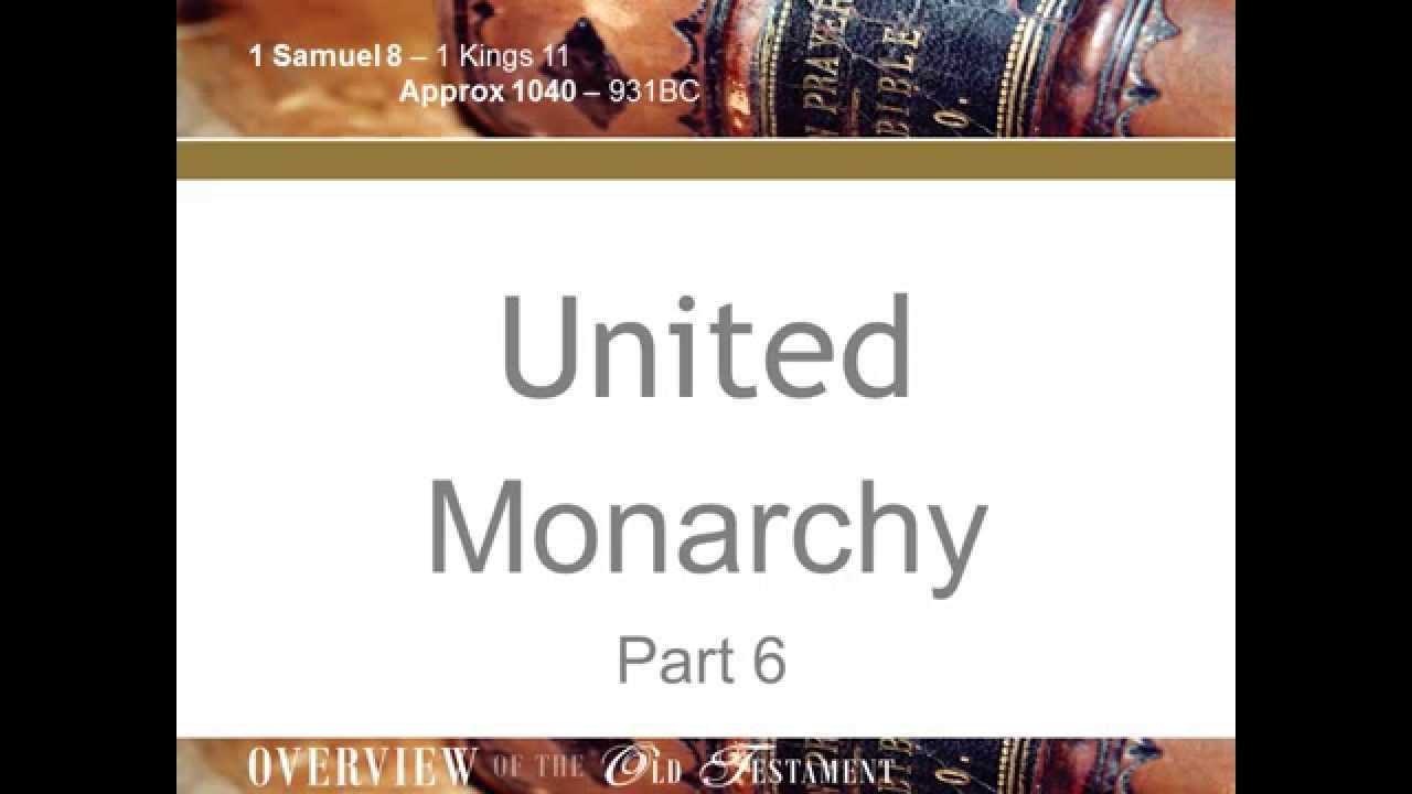 Old Testament Overview: United Monarchy - YouTube
