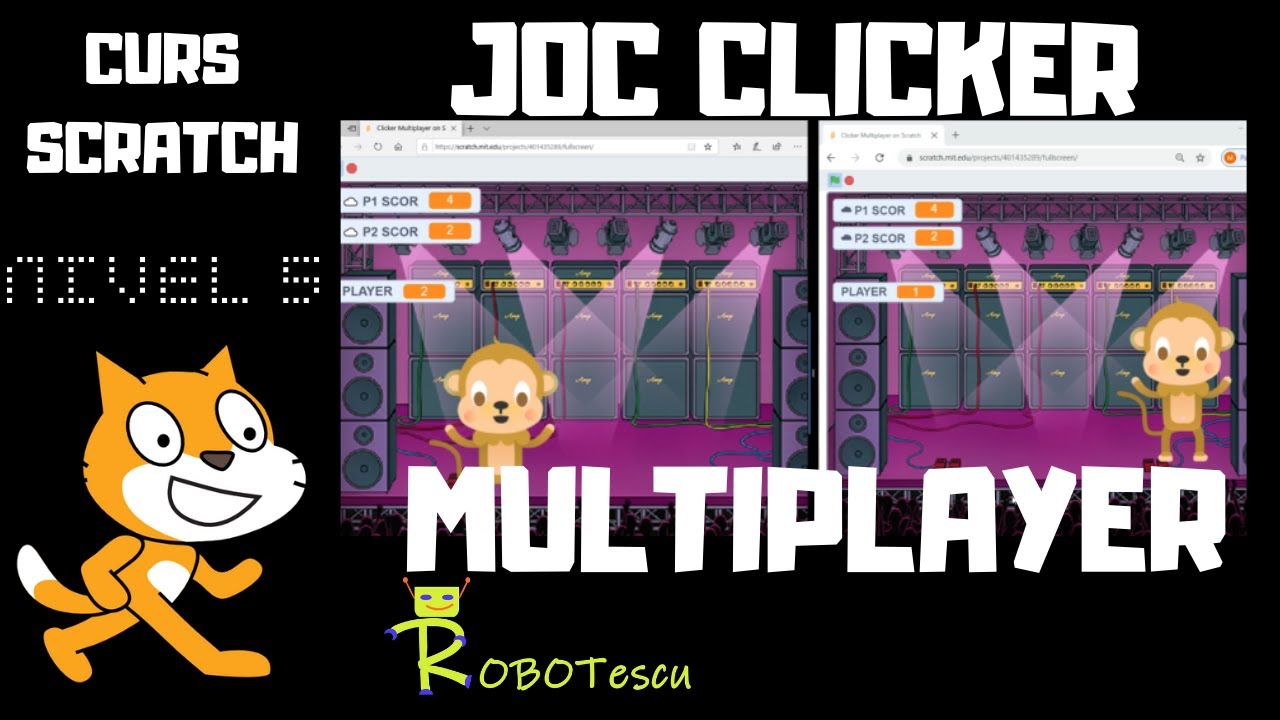 Joc CLICKER MULTIPLAYER ONLINE - Scratch Tutorial - YouTube
