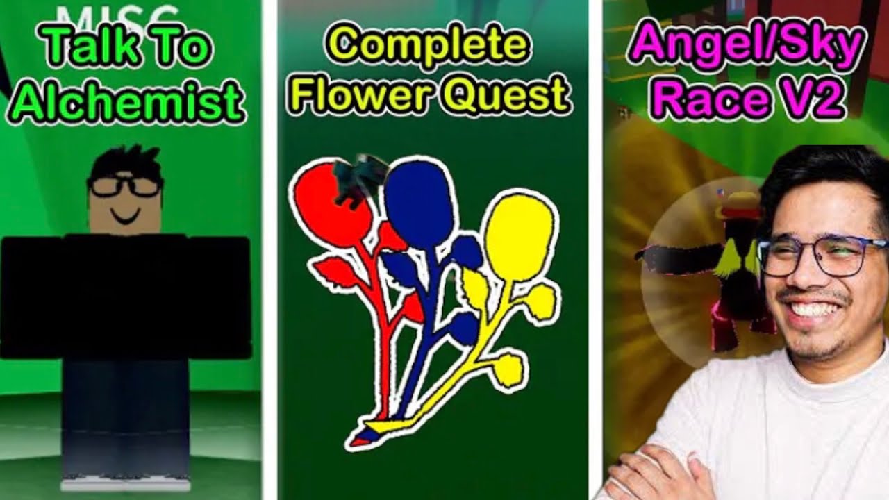 Getting v2 my angle race | Blox Fruit in Hindi - YouTube