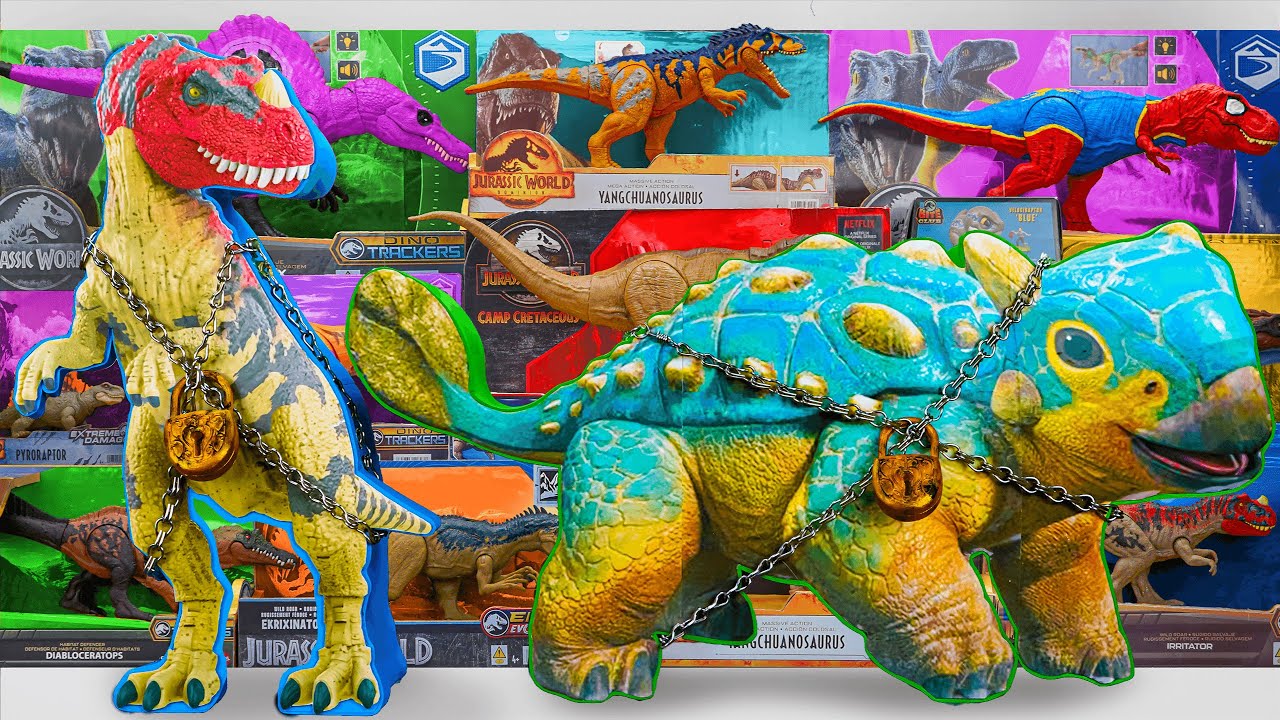 Unboxing Review Jurassic World ASMR | HUGE Bumpy Mystery Box ...