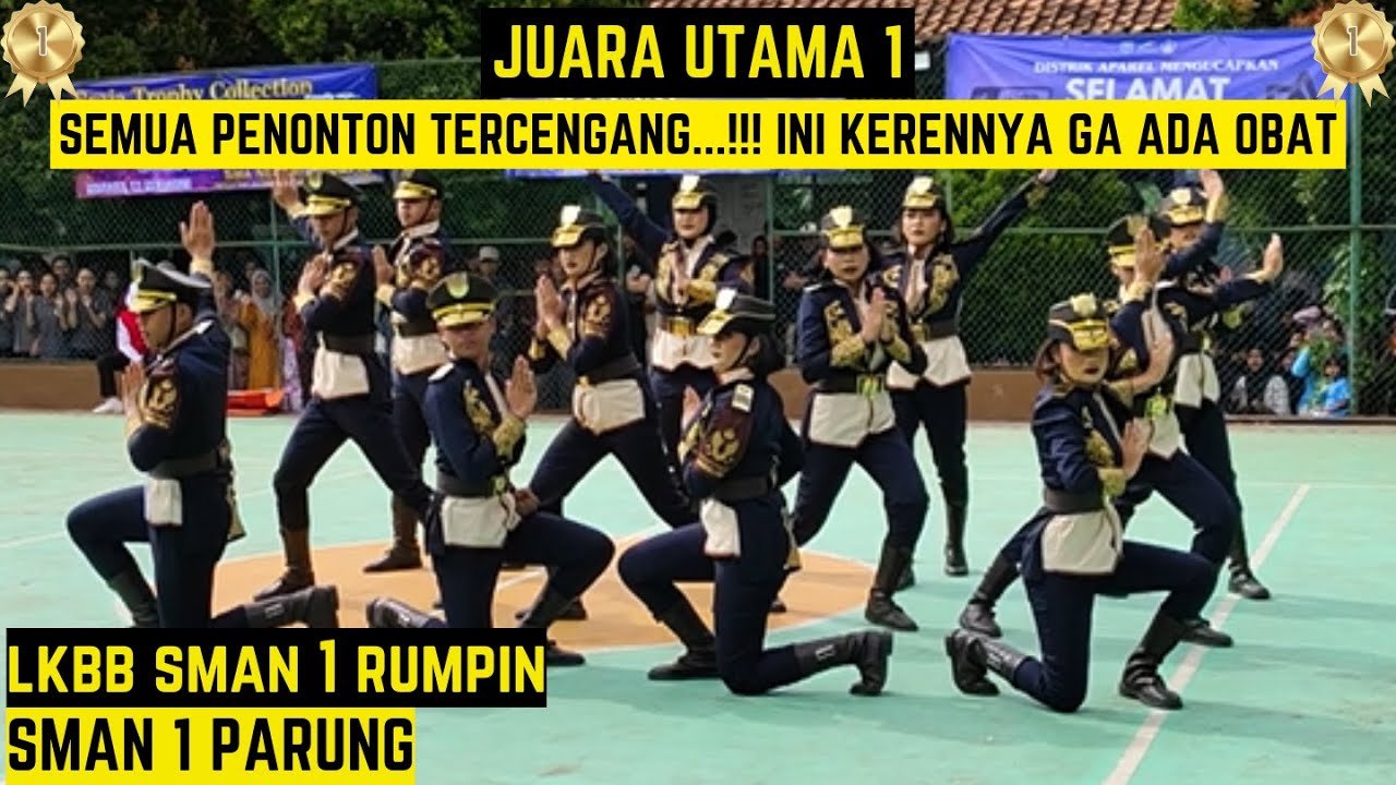 PENONTONG TERCENGANG...!!! JUARA UTAMA 1 - PASKIBRA SMAN 1 PARUNG ...