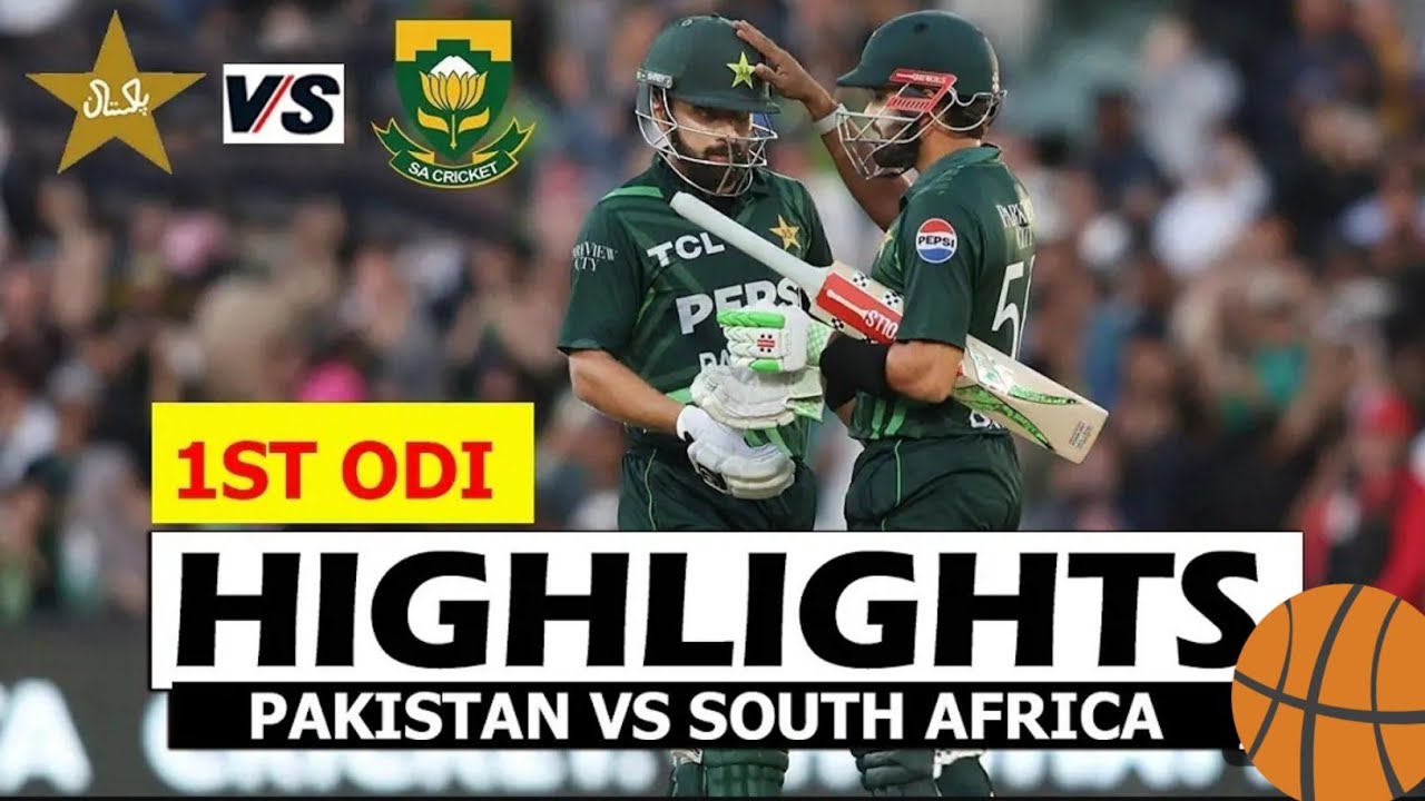 Highlights 1st ODI | Pak V SA | Today's Match Highlights - YouTube