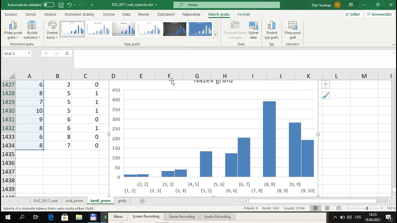Analýza dat 8 - Popisná statistika v Excelu (část 4) - YouTube
